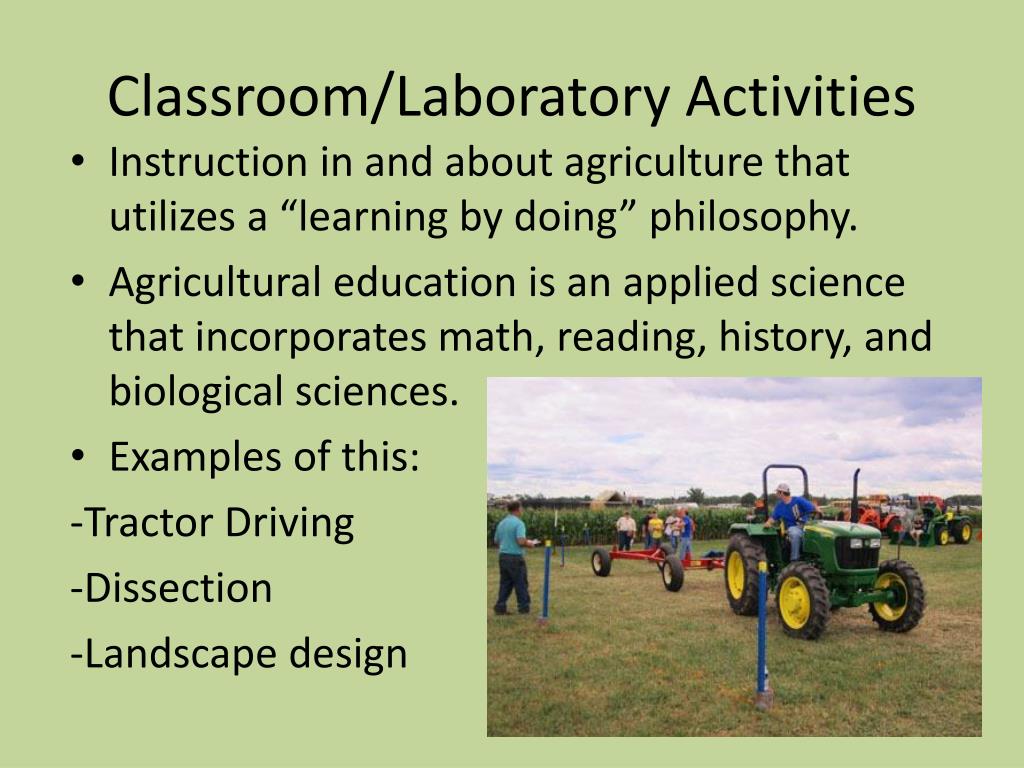 PPT - A Look Into The Career of an Agriculture Teacher PowerPoint ...