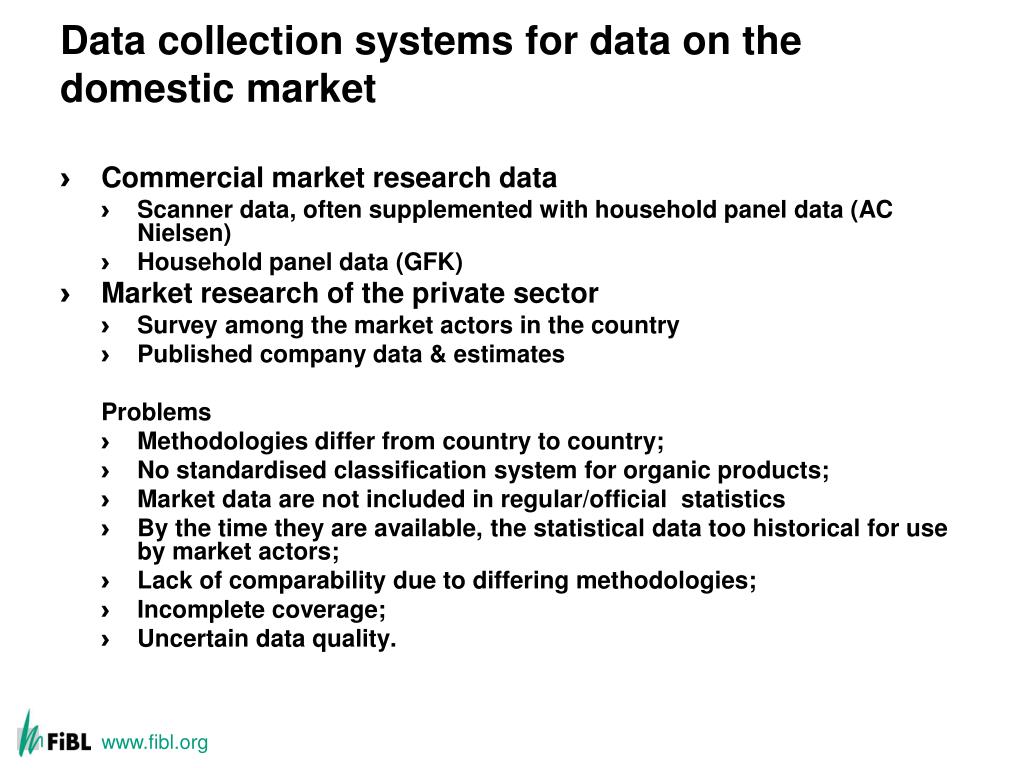 PPT - Data collection on organic agriculture worldwide PowerPoint ...