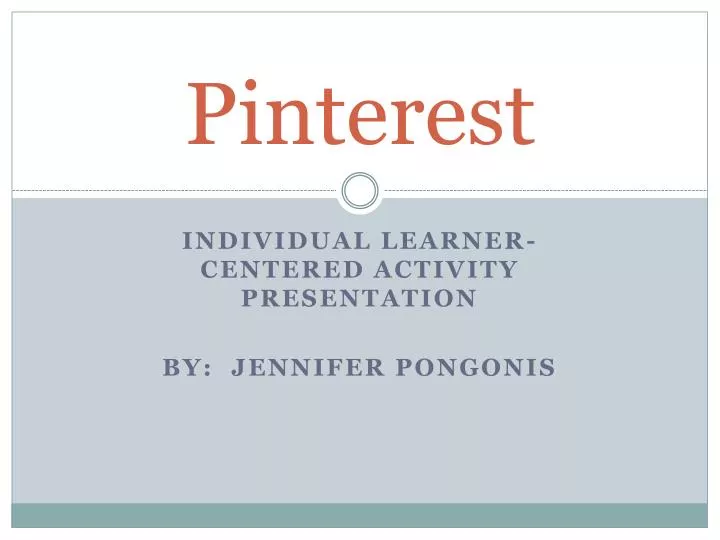 PPT - Pinterest PowerPoint Presentation, free download - ID:1696493