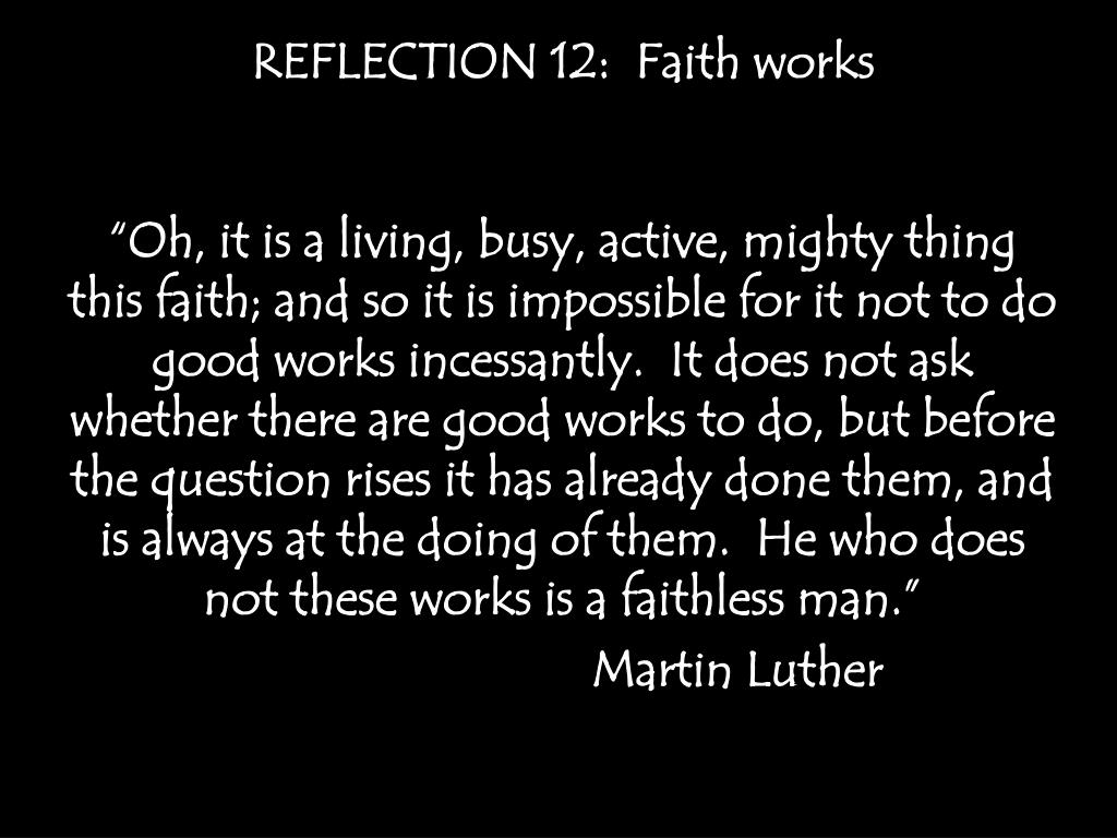 PPT - The Vital Connection Between Faith and Works: Insights from James ...