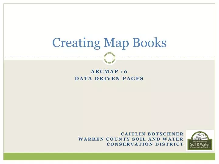 PPT - Creating Map Books PowerPoint Presentation, free download - ID ...