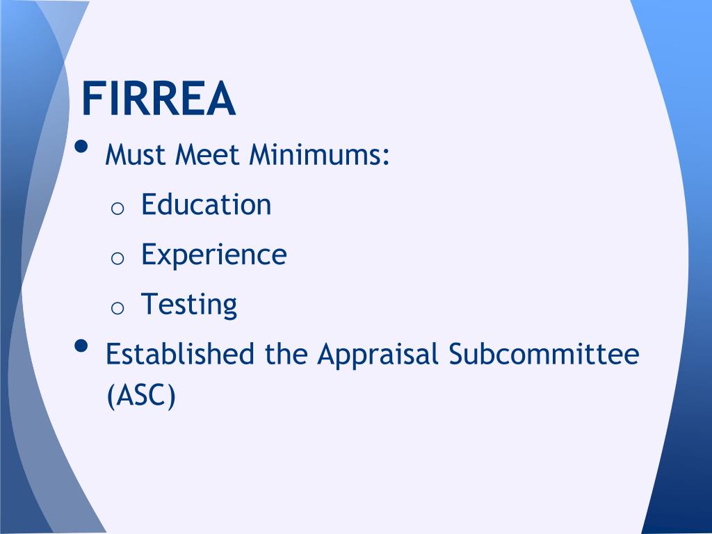 PPT - Appraisal Law Update with Supervisory/Provisional Appraiser ...