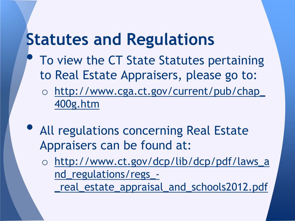 PPT - Appraisal Law Update with Supervisory/Provisional Appraiser ...