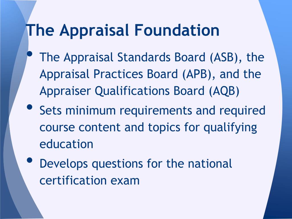 PPT - Appraisal Law Update with Supervisory/Provisional Appraiser ...