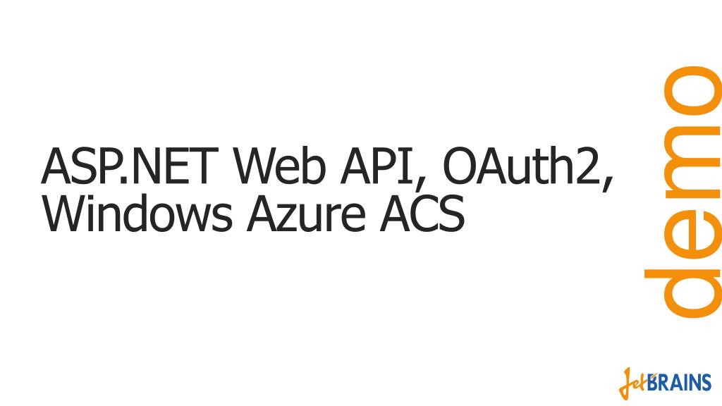 Ppt Oauth As A Service Using Aspnet Web Api And Windows Azure Access Control Powerpoint