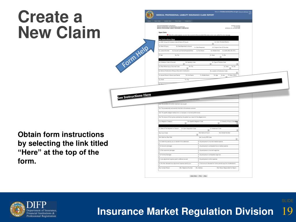 PPT - Medical Professional Liability Insurance Claim Reports PowerPoint ...