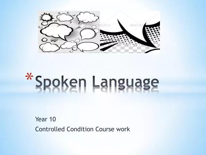 PPT - Spoken Language PowerPoint Presentation, free download - ID:1697556