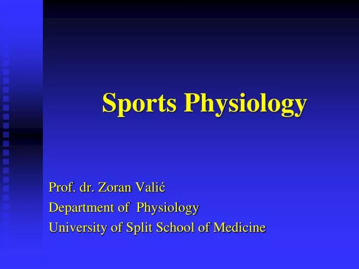 PPT - Sports Physiology PowerPoint Presentation, free download - ID:1697654