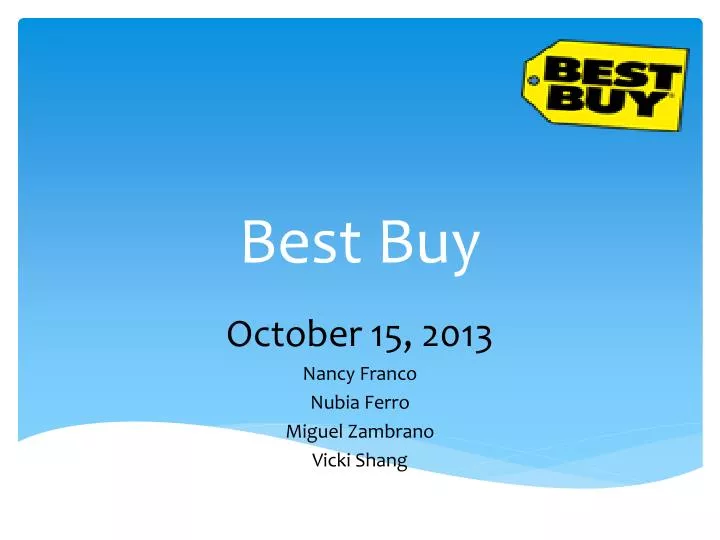 PPT - Best Buy PowerPoint Presentation, free download - ID:1698421