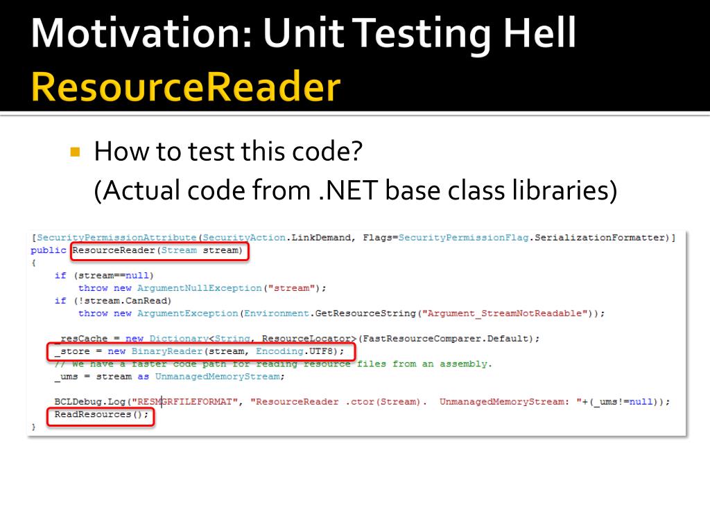 Ppt Parameterized Unit Testing Principles Techniques And Applications In Practice