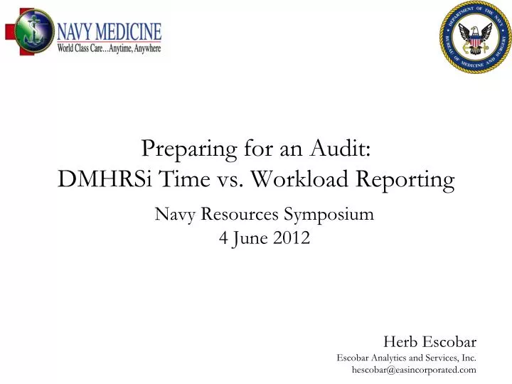 PPT - Preparing for an Audit: DMHRSi Time vs. Workload Reporting ...