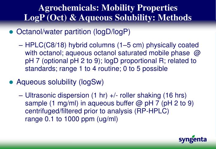 PPT - Bioavailability: An Agrochemical Research Perspective PowerPoint ...