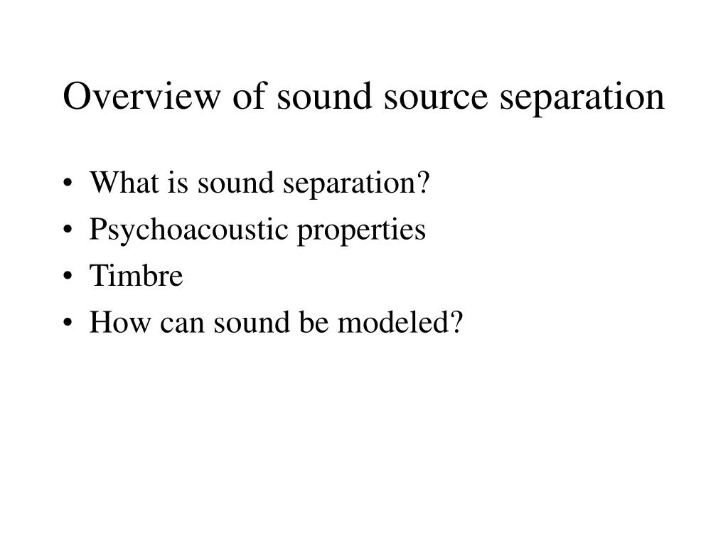 Ppt Sound Source Separation Using 3d Correlogram Fuzzy Logic And Neural Networks Powerpoint