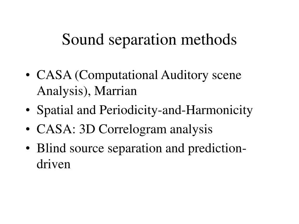 Ppt Sound Source Separation Using 3d Correlogram Fuzzy Logic And Neural Networks Powerpoint