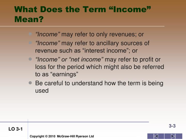 PPT - Statement of Income and Comprehensive Income PowerPoint ...