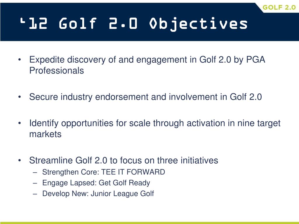 PPT - Enhancing Golf's Future: Strategies and Insights from the Multi ...