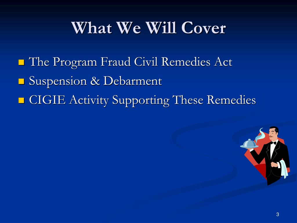 PPT - Complimentary Administrative Remedies The Program Fraud Civil ...