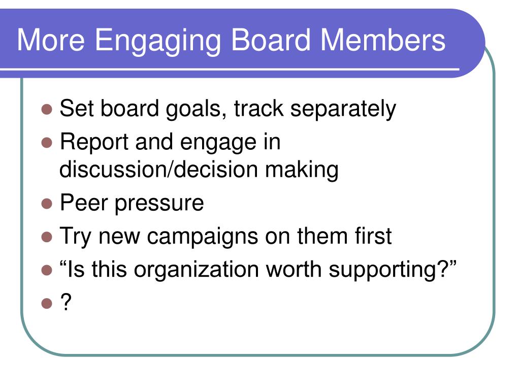 PPT - Welcome to Effective Board Engagement in Fundraising PowerPoint ...
