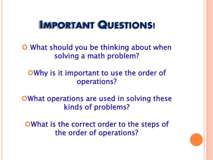 PPT - Fun with the Order Of Operations! PowerPoint Presentation - ID ...