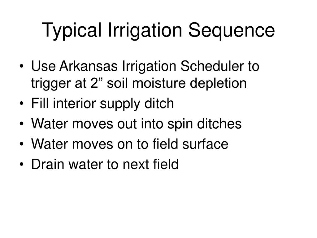 PPT - Level Basin Irrigation of Cotton in Louisiana PowerPoint ...