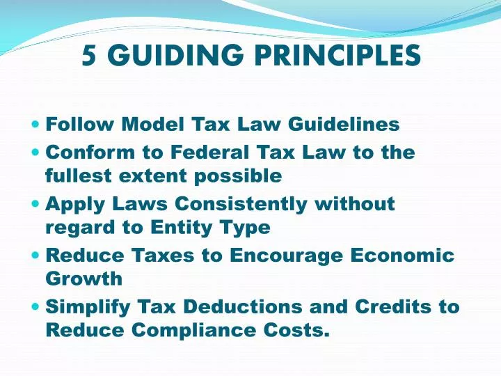 PPT - 5 GUIDING PRINCIPLES PowerPoint Presentation, free download - ID ...