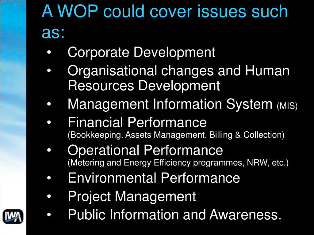 PPT - Partnerships - Lessons Learned Steen Bjerggaard IWA WOPs ...