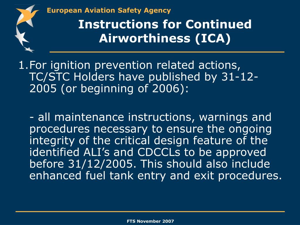 PPT - European Aviation Safety Agency PowerPoint Presentation, free ...