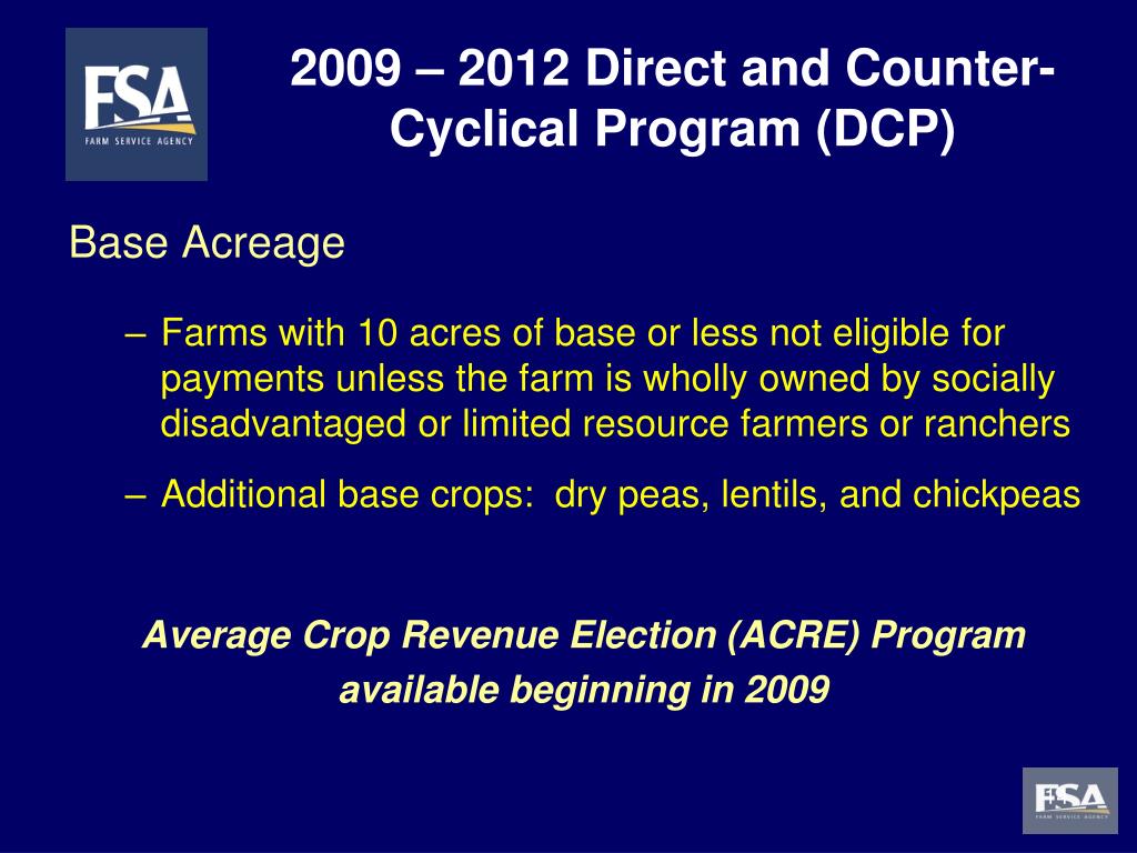 PPT - Food, Conservation, and Energy Act of 2008 (Farm Bill) PowerPoint ...