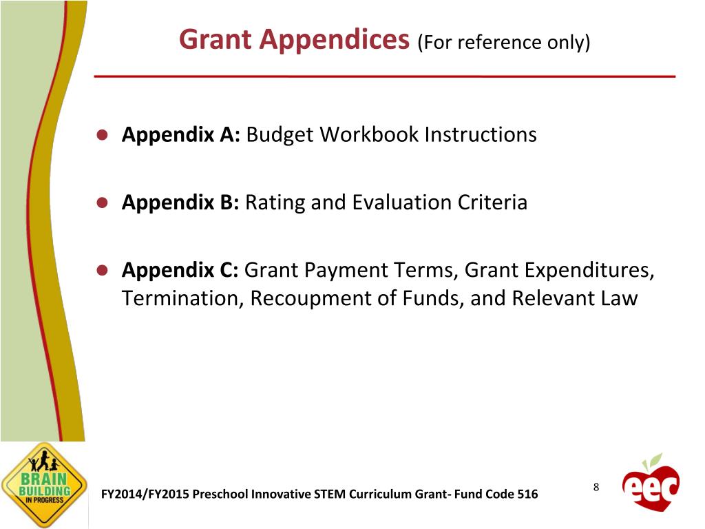 PPT - FY2014/FY2015 EEC Preschool Innovative STEM Curriculum Grant Fund ...
