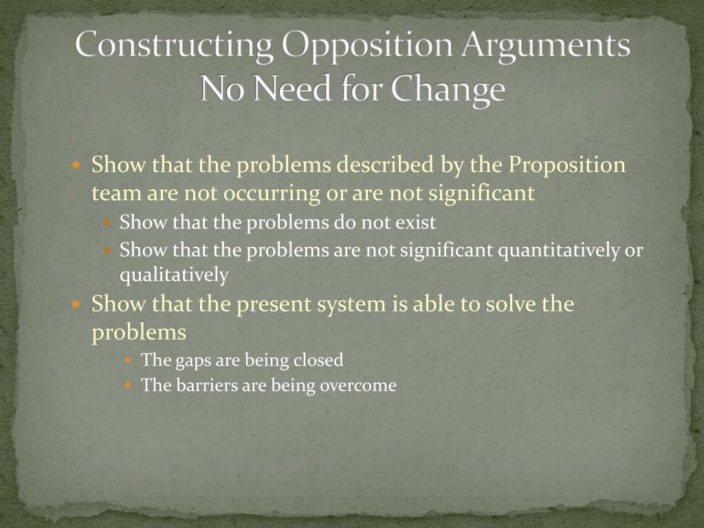 Ppt Constructing Arguments Against A Resolution Powerpoint