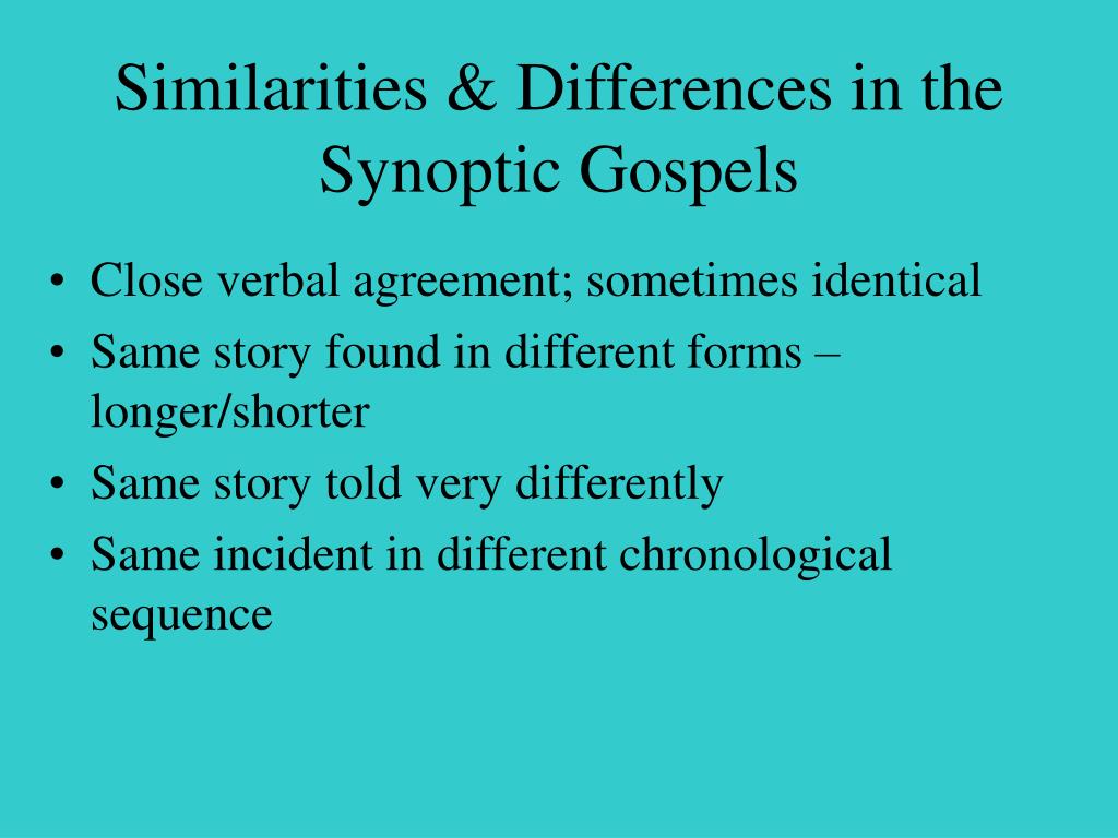 PPT - Literary Relationships Among the Gospels PowerPoint Presentation ...