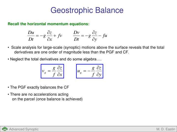 PPT - Dynamic Meteorology: A Review PowerPoint Presentation - ID:1701045