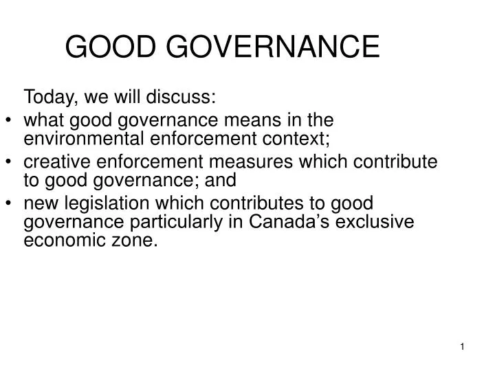 Ppt Good Governance Powerpoint Presentation Free Download Id 1701086