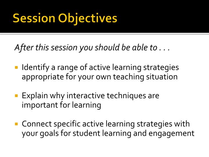 PPT - Deepening Student Engagement with Active Learning Strategies ...