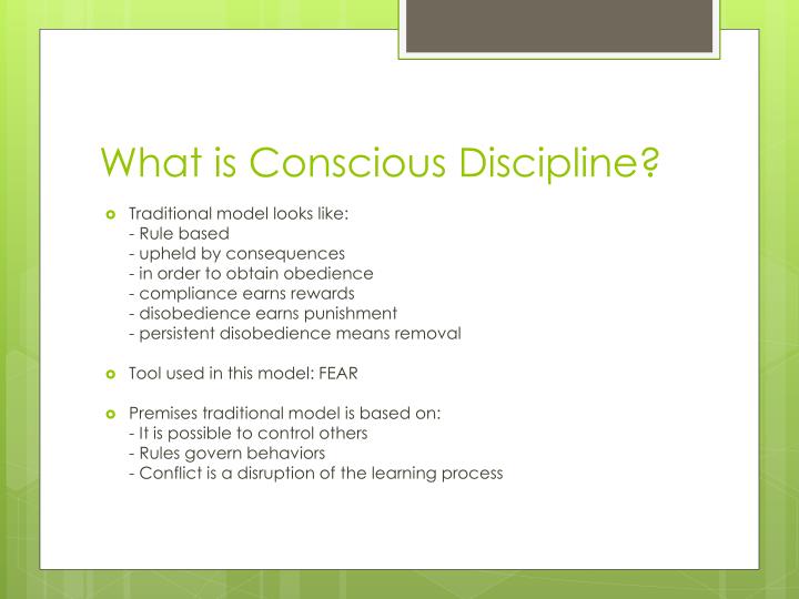 PPT - Conscious Discipline PowerPoint Presentation - ID:1701480