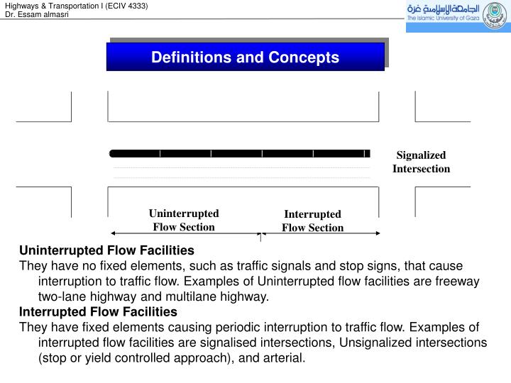 PPT - Chapter 9 Capacity and Level of Service for Highway Segments ...