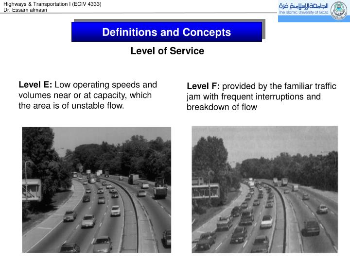 PPT - Chapter 9 Capacity and Level of Service for Highway Segments ...