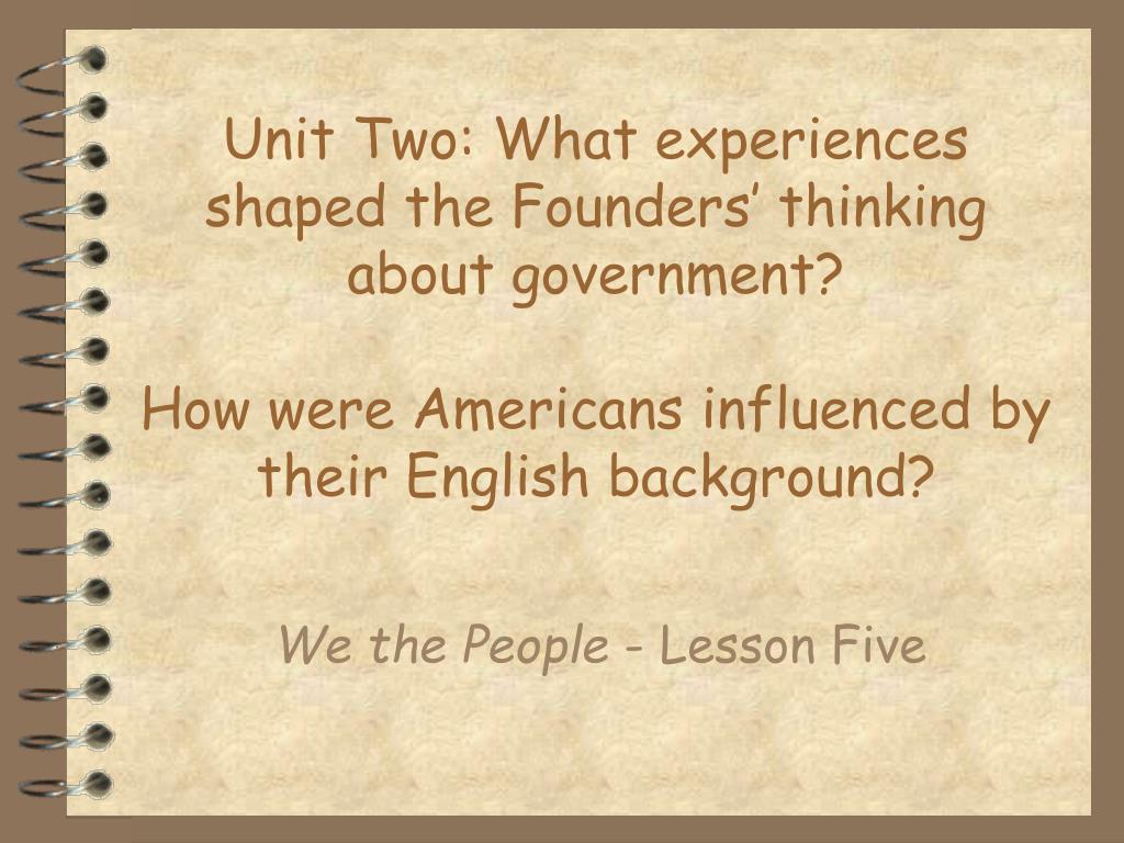 PPT - The Influence of English Governance on America's Founding ...