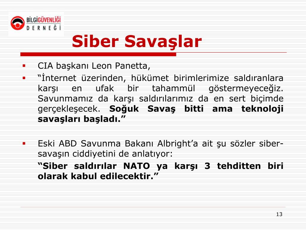 PPT - SİBER GÜVENLİK VE SİBER SAVAŞLAR PowerPoint Presentation, free ...
