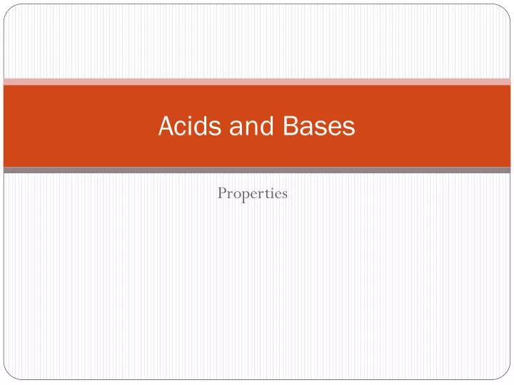 PPT - Acids and Bases PowerPoint Presentation, free download - ID:1702709