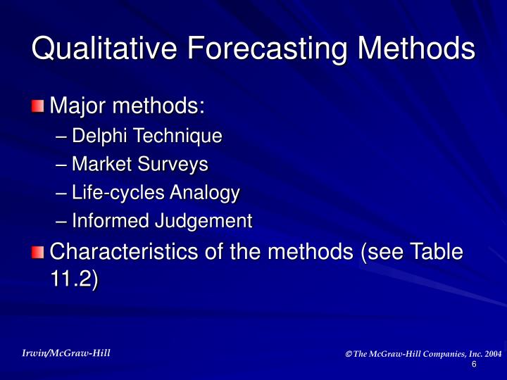 PPT - Forecasting PowerPoint Presentation - ID:1702769