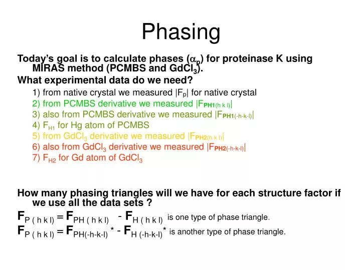 PPT - Phasing PowerPoint Presentation, free download - ID:1703392