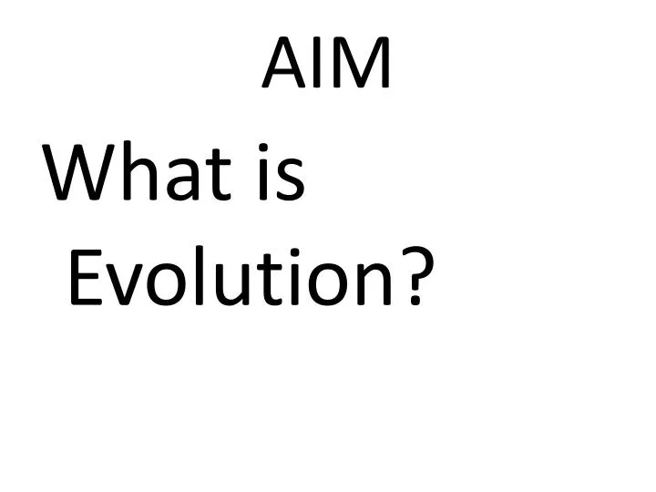 PPT - AIM PowerPoint Presentation, free download - ID:1703755