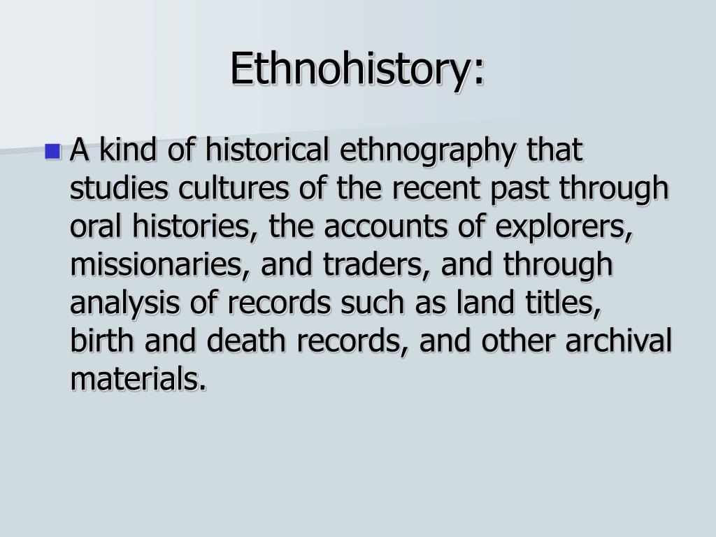 PPT - Doing Ethnography: Cultural Anthropology Research Methods ...