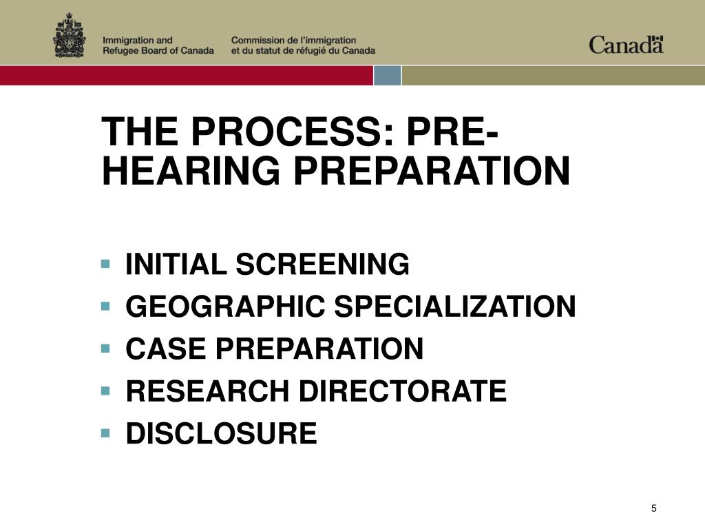 PPT - IMMIGRATION AND REFUGEE BOARD OF CANADA CANADA’S REFUGEE ...