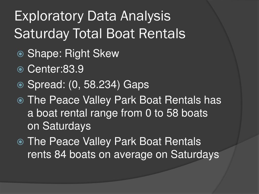 PPT - Peace Valley Boat Rental Statistics PowerPoint Presentation, free ...