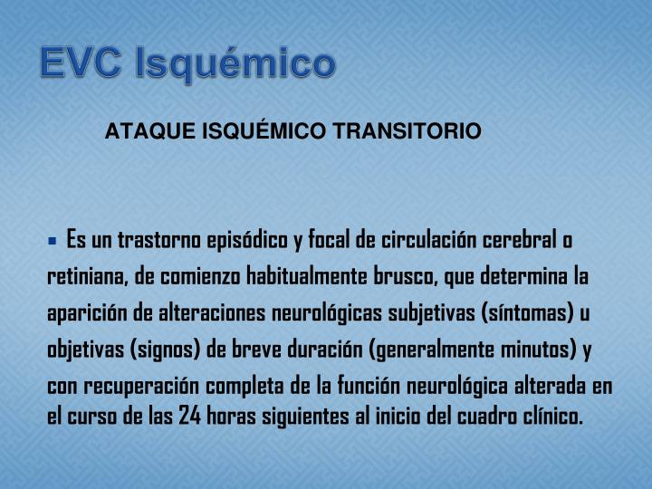 PPT - UNIDAD 5 ENFERMEDAD VASCULAR CEREBRAL STROKE PowerPoint ...