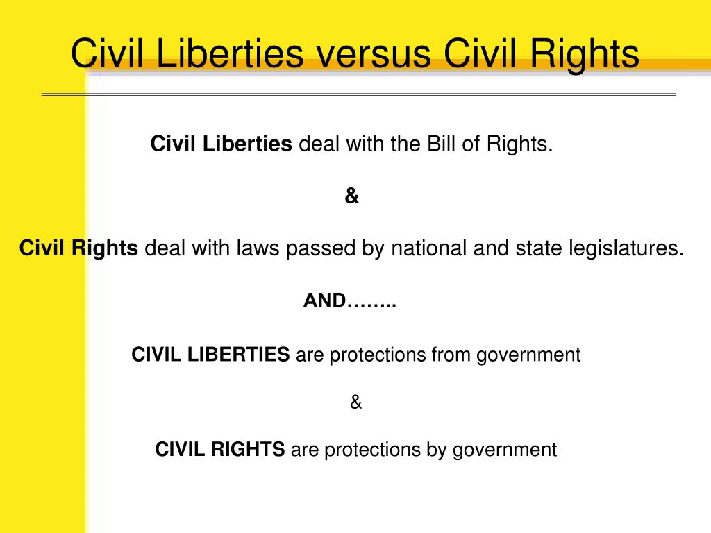 Ppt Chapter Five Civil Liberties Powerpoint Presentation Free