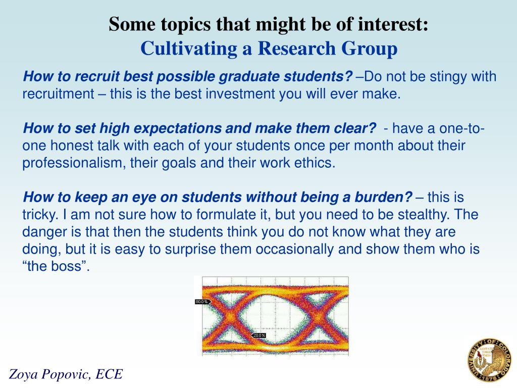 PPT - Designing Your Academic Career (some tips and scenarios*) Zoya ...