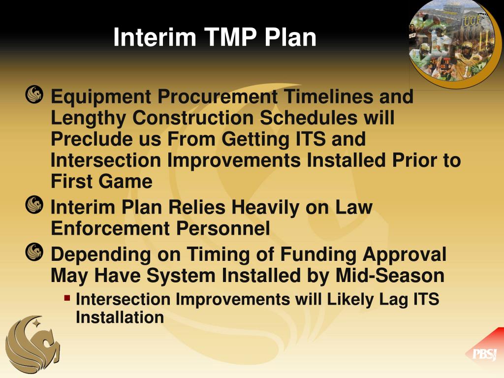 PPT - University of Central Florida Stadium Traffic Management Plan ...